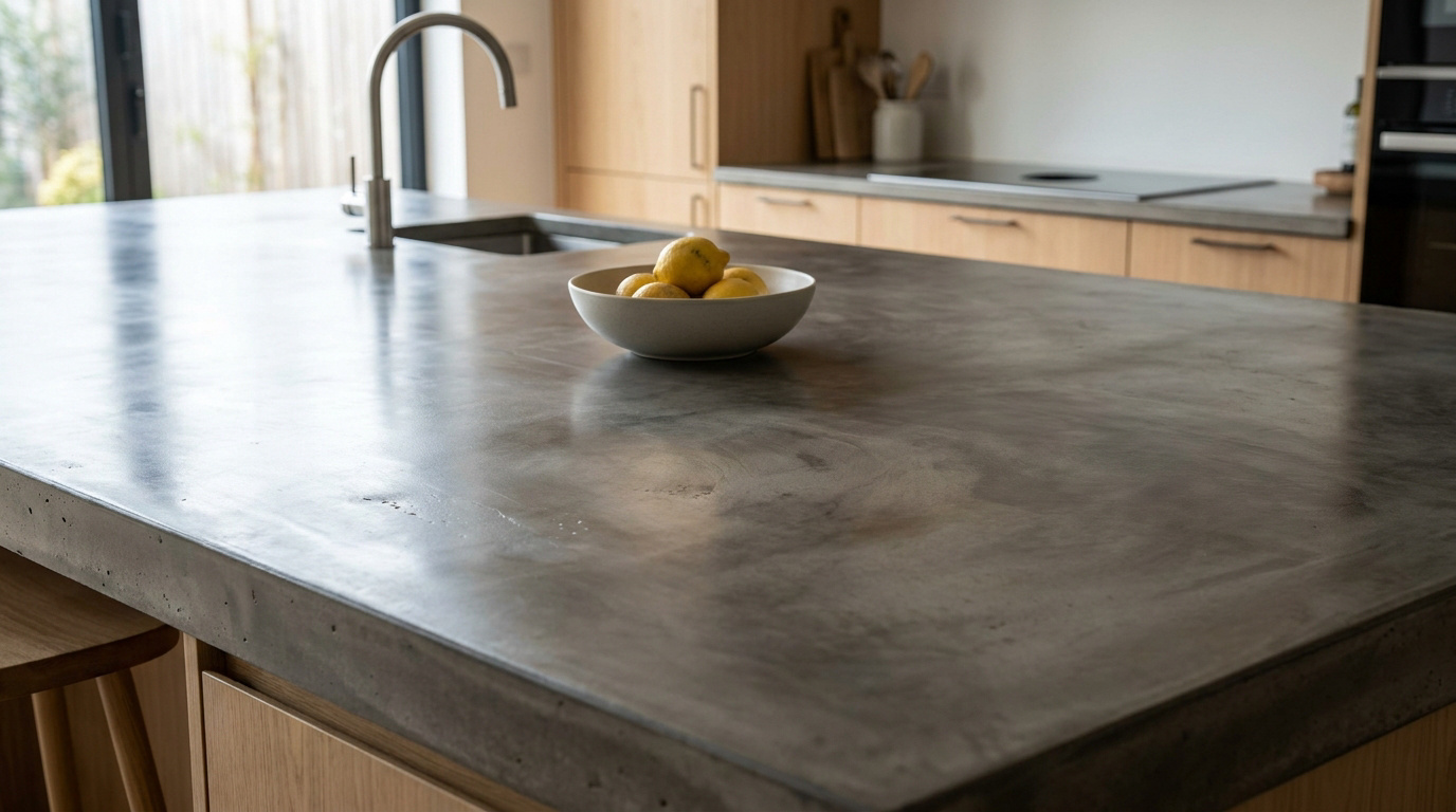 Plan De Travail En Beton Cire